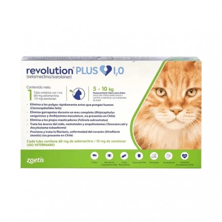 REVOLUTION PLUS 5 A 10KG - ImpoPet